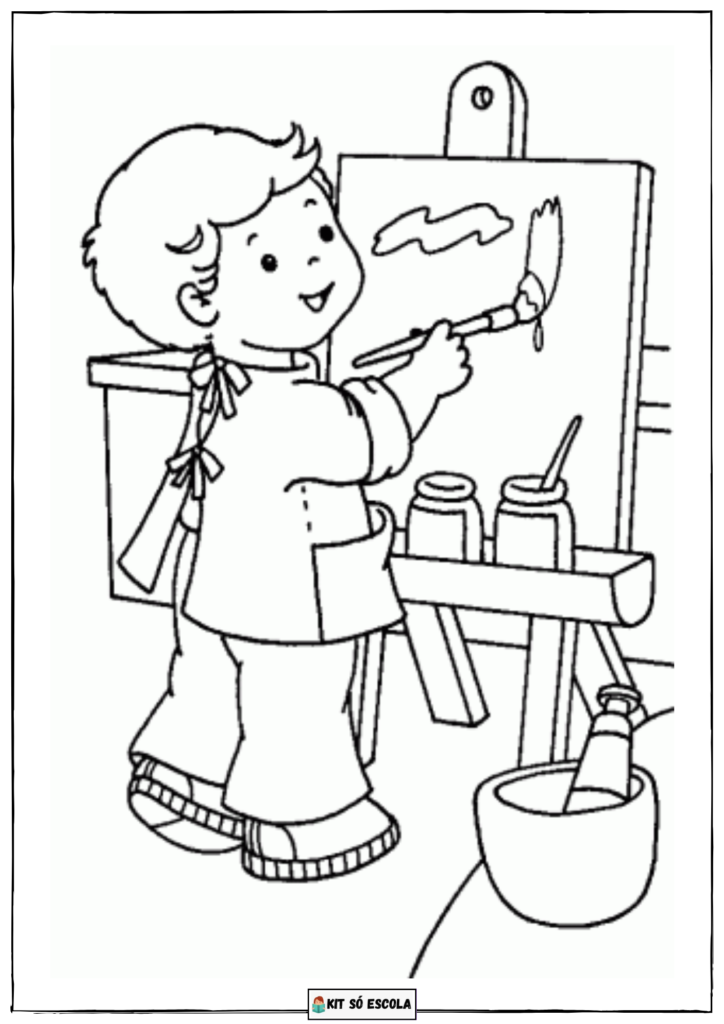 Desenhos Dia das Crianças Colorir - SÓ ESCOLA